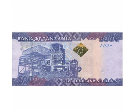 A Kilimandzsáró országa, 5000 shilling, Tanzánia, 2020